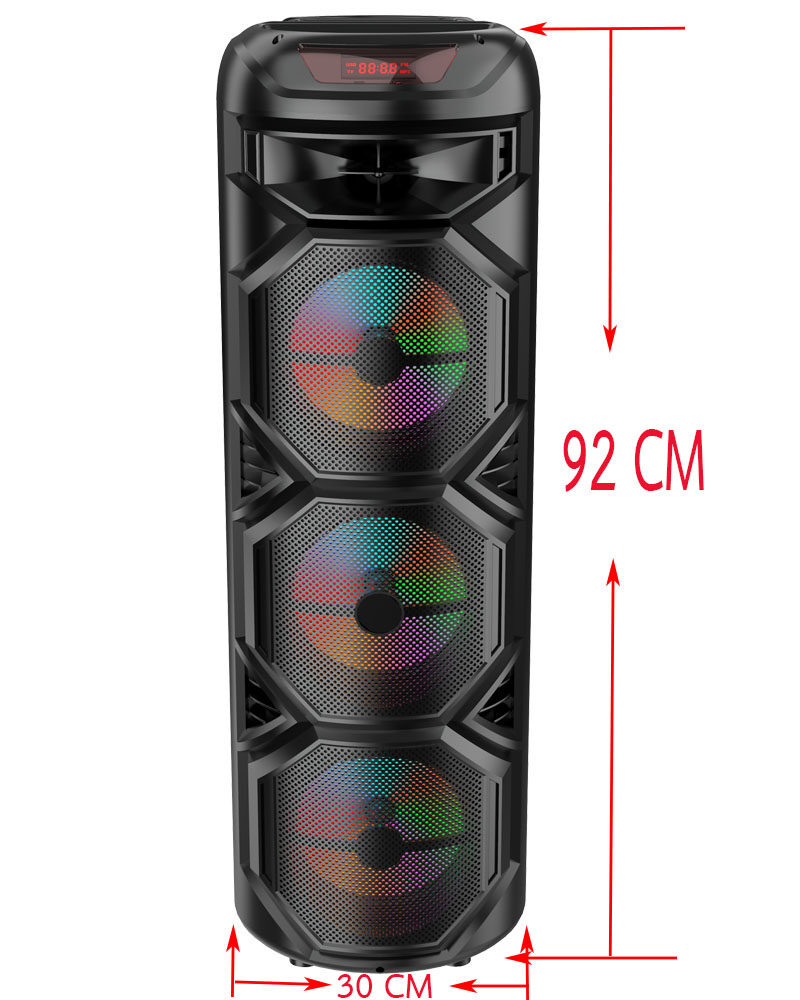 اسپیکر 3 ساب شارژی بلوتوثی قابل حمل مدل ZQS-8301 | اسپیکر شاپ جنوب