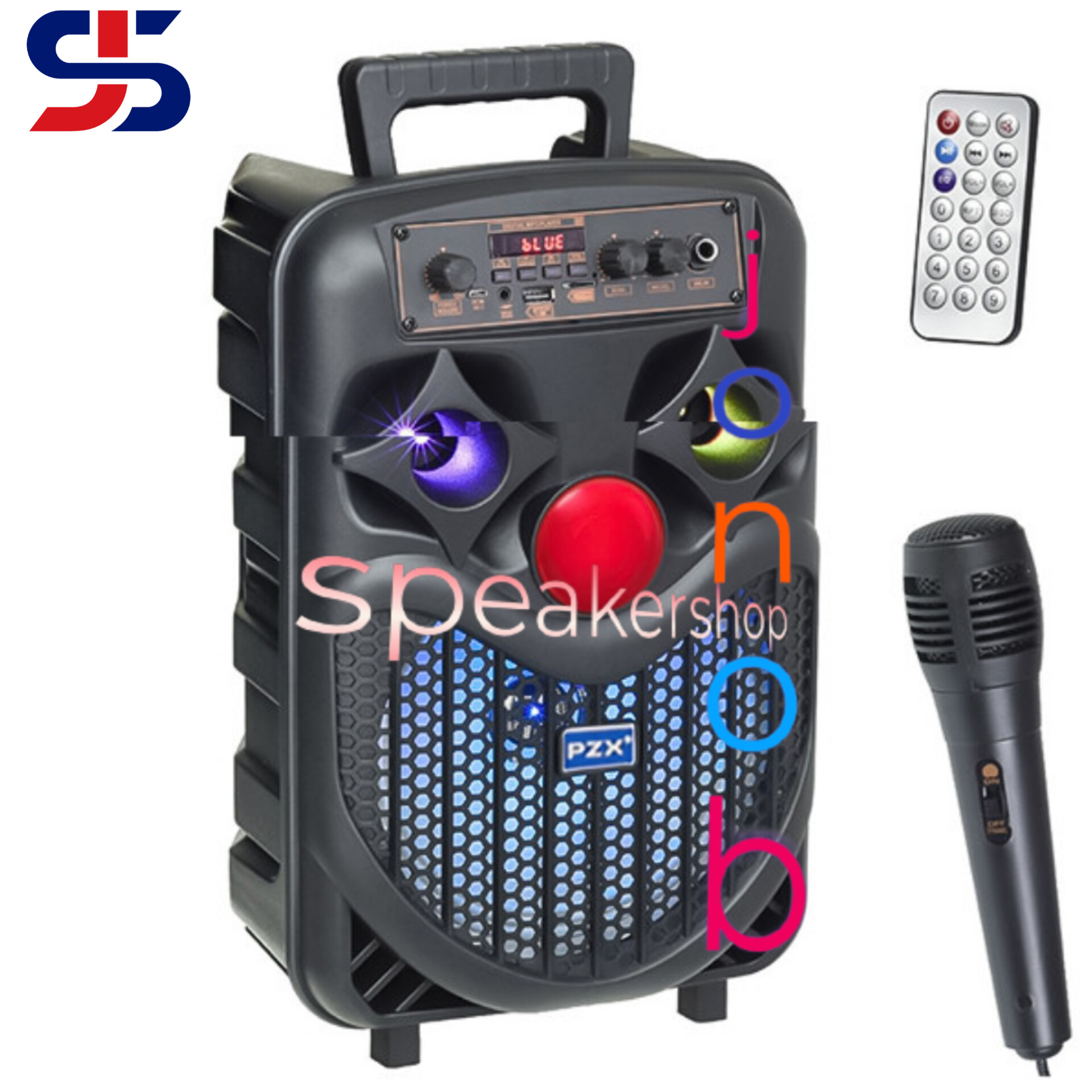 اسپیکر شارژی بلوتوثی قابل حمل دلقک مدل NDR-P66 | اسپیکر شاپ جنوب(پخش عمده)